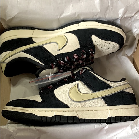 Nike | Shoes | Nike Dunk Low Lx Black Suede | Poshmark